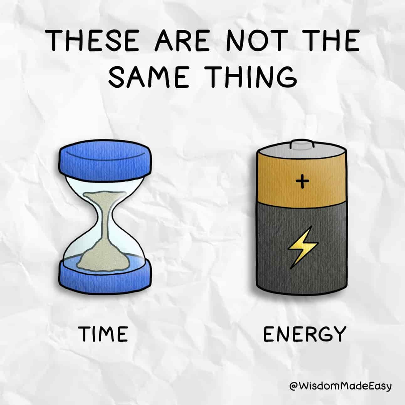 Warum du den Unterschied zwischen Energie und Zeit checken musst ...
